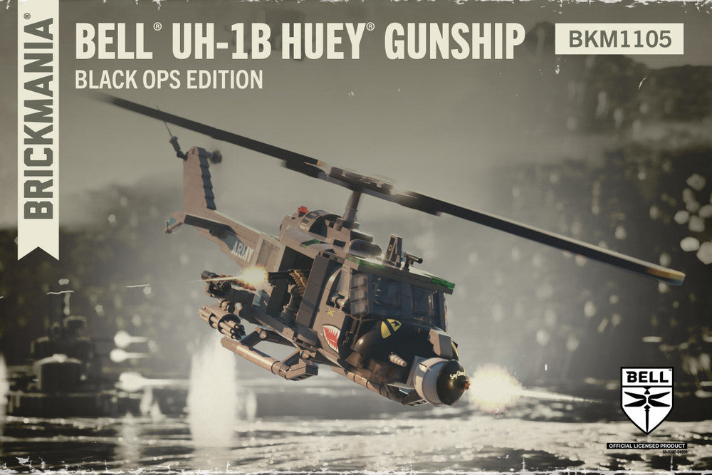 Bell® UH-1B Huey® Gunship - Black Ops Edition – MOMCOM inc.