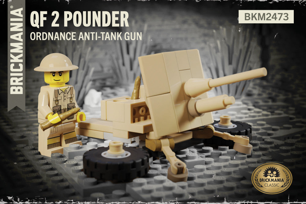 QF 2 Pounder – Ordnance Anti-Tank Gun – Brickmania Classic Series ...