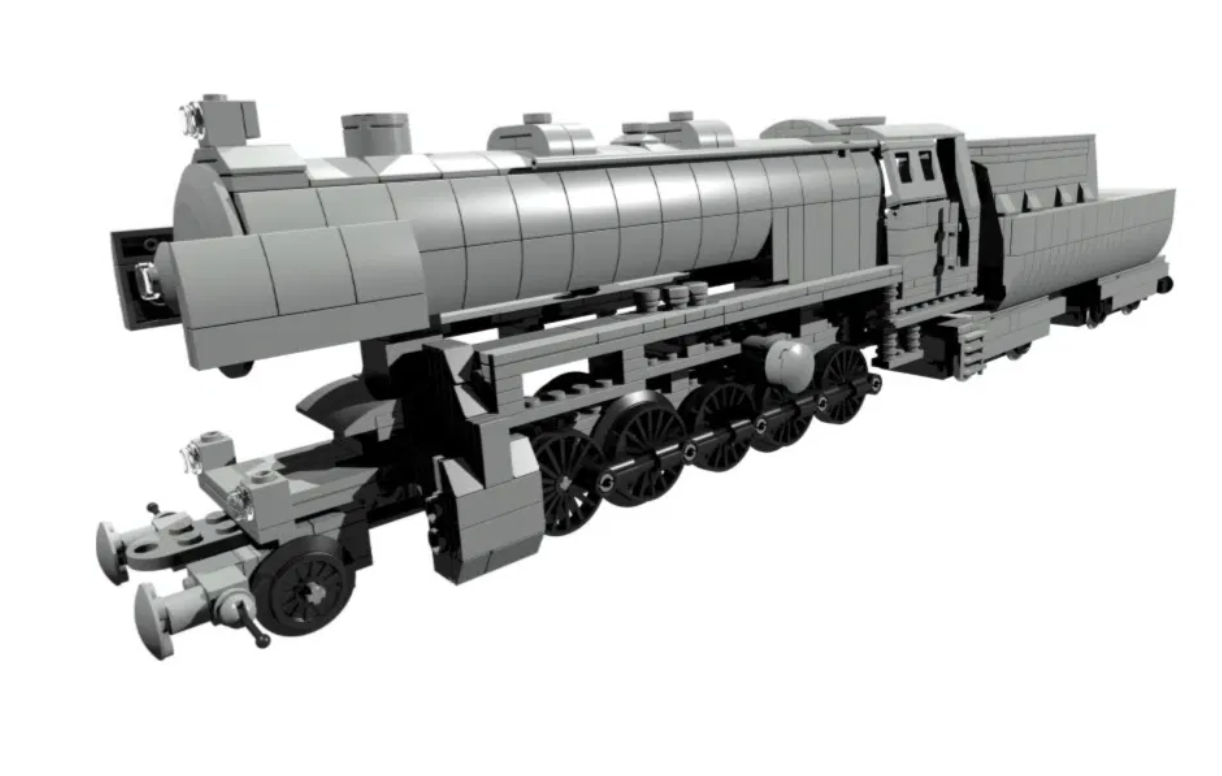 WW2 German National Railways class 52 steam locomotive (Kriegslok) Gra ...